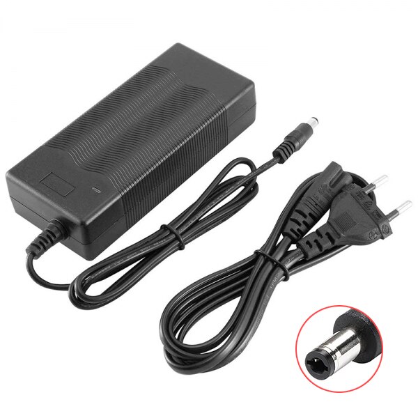 Incarcator 42V 2A mufa 5 x 10mm, protectie scurtcircuit si indicator ...