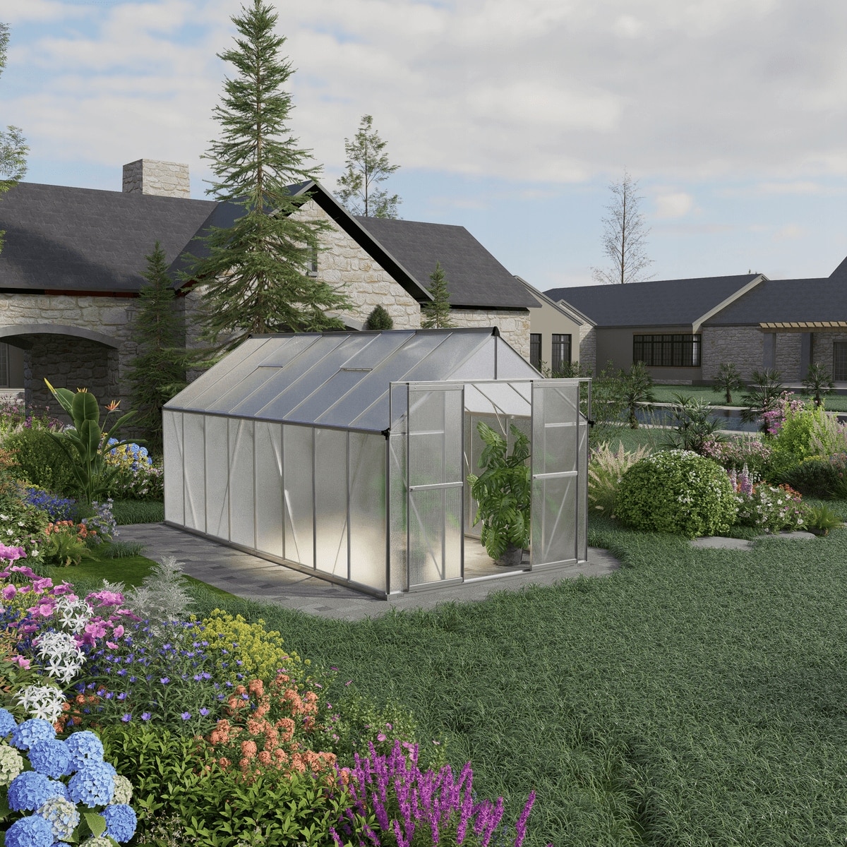 Sera Pentru Legume Sylva 244X489 Argintie - Cultivo - eMAG.ro