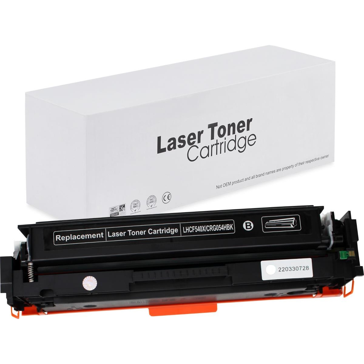 Cartus toner compatibil HP CF540X / CRG054H / 203X negru (black), HP ...