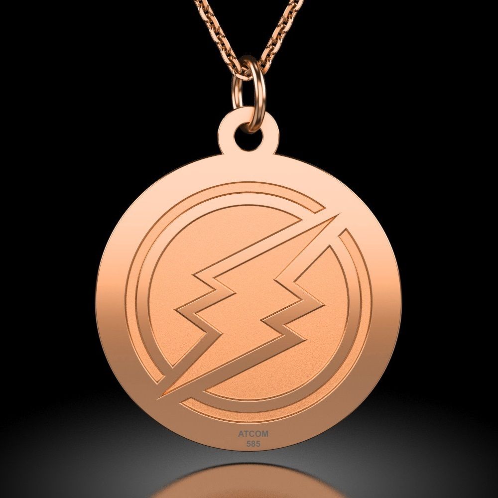 Colier din aur roz model Electroneum - eMAG.ro