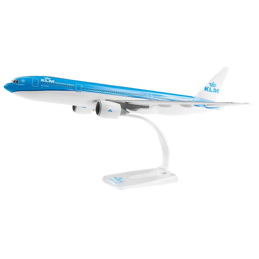 Macheta avion, PPC Holland, Model KLM BOEING B777-200, Plastic, 1:200 ...