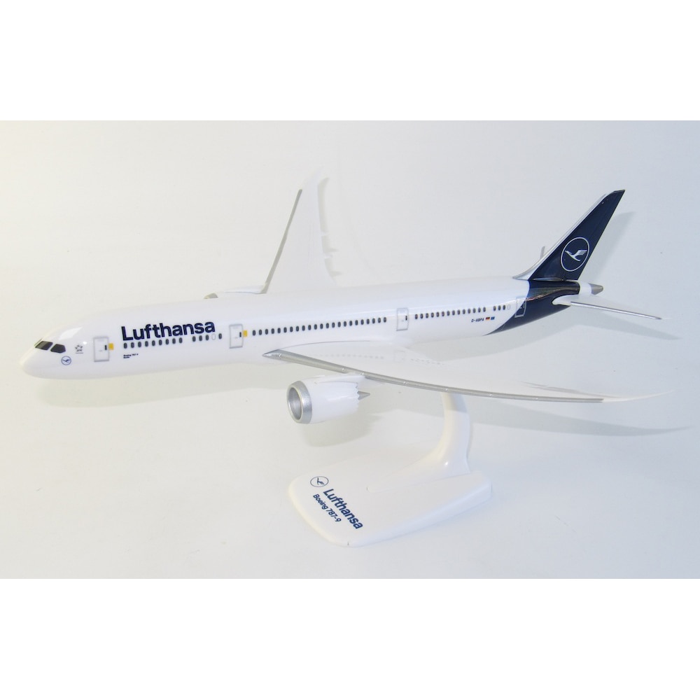 Macheta avion, PPC Holland, Model BOEING B787-9 LUFTHANSA, Plastic, 1: ...