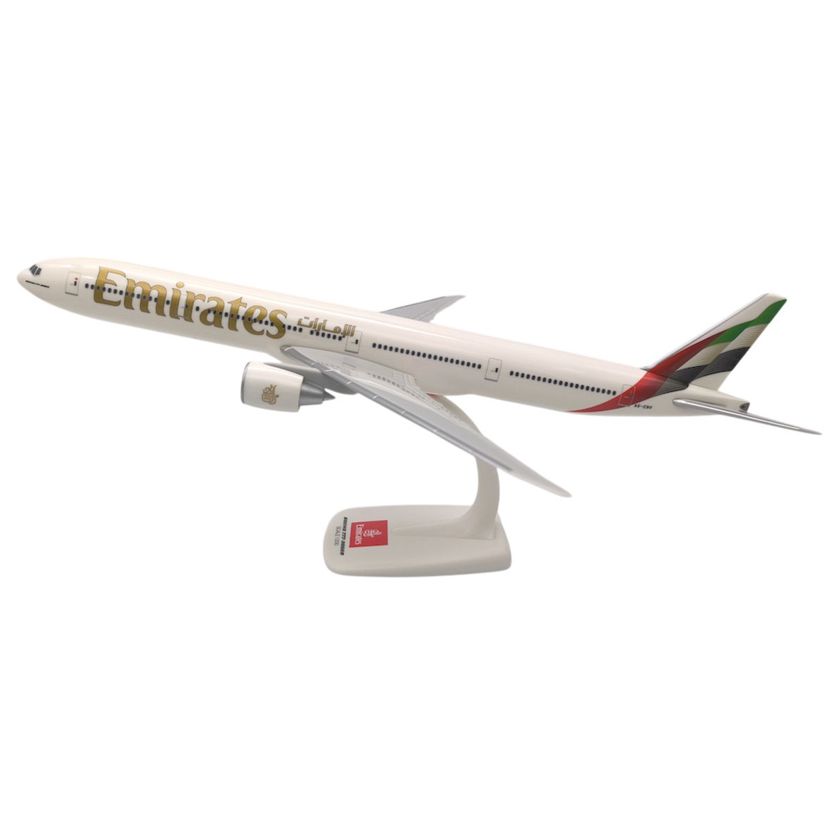 Macheta avion Emirates New Boeing B777-300 ER, plastic, 36.5 cm, scara ...