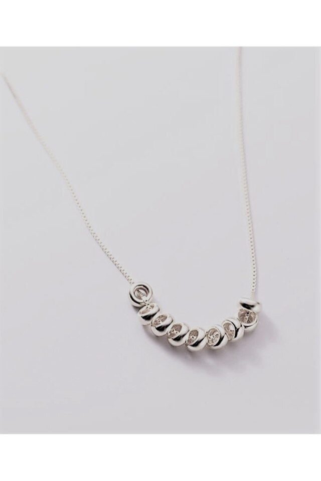 Lantisor dama, True Jewelry, Argint, Silver Rings, 43cm - eMAG.ro