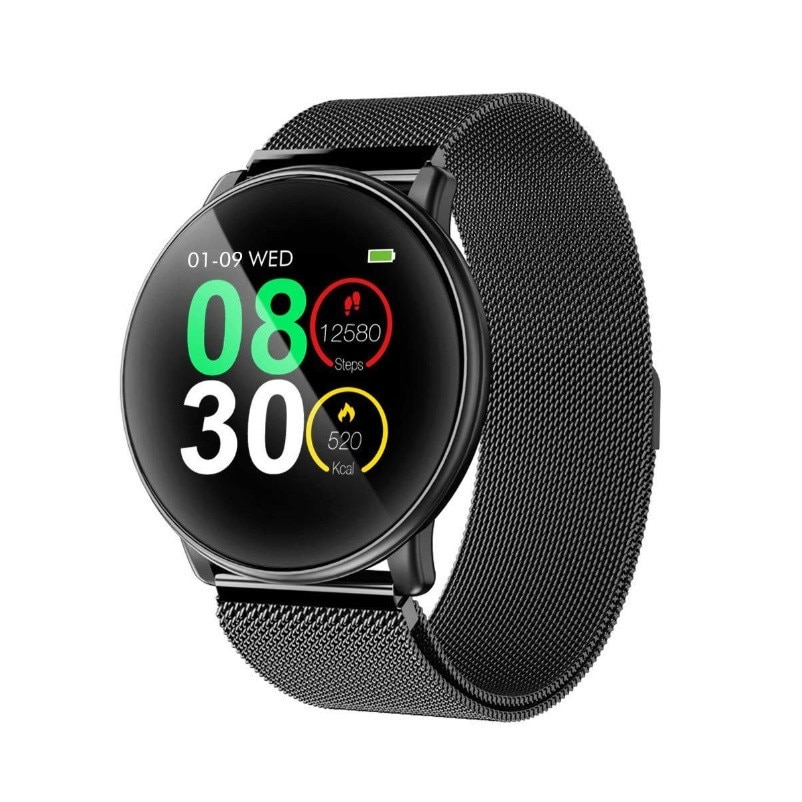 Smartwatch, W8, Negru - eMAG.ro