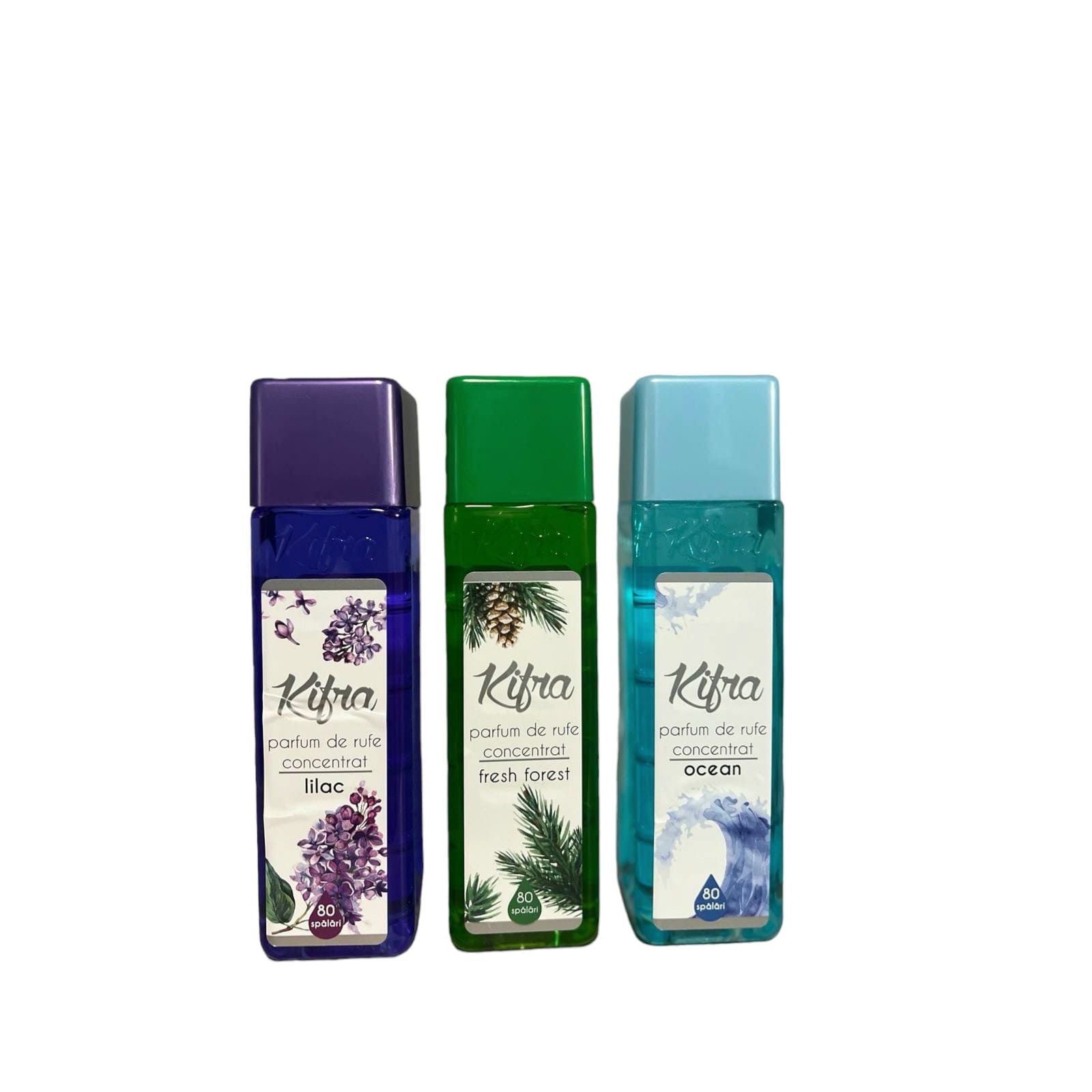 Pachet parfum rufe Kifra 3 x 200 ml Ocean, Fresh Forest, Liliac, 240 ...