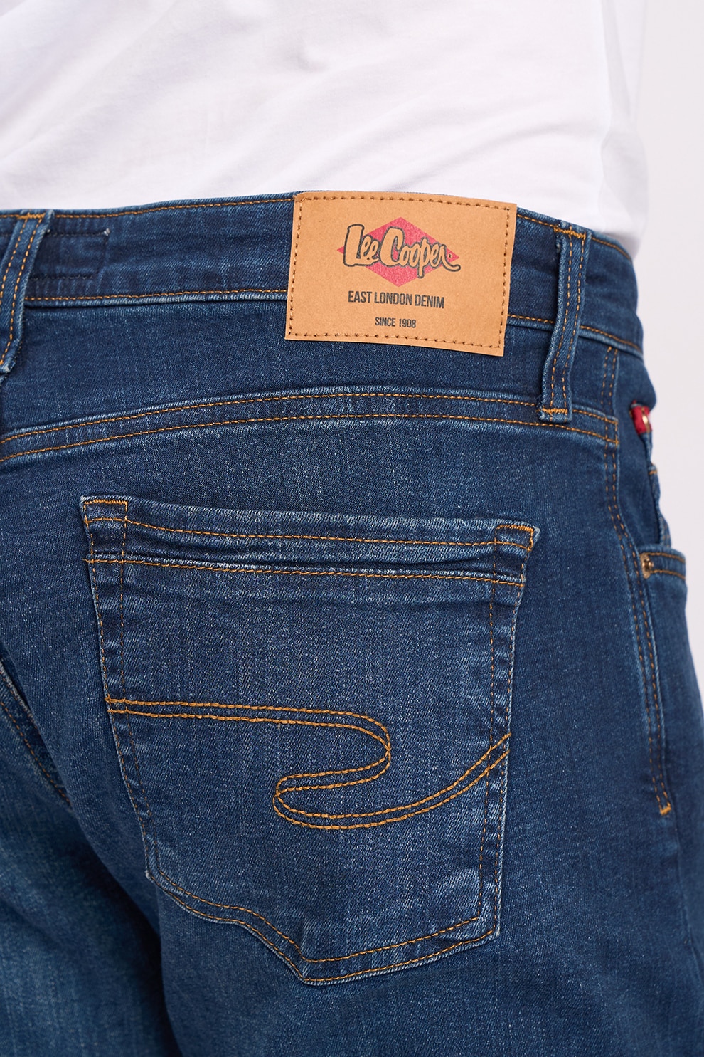 Lee Cooper, Blugi regular fit cu talie medie - eMAG.ro