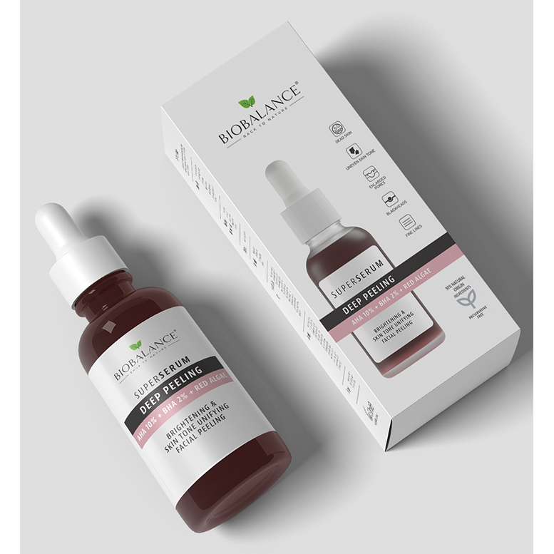 Серум Super за дълбоко ексфолиране Bio Balance с Aha 10 Bha 2