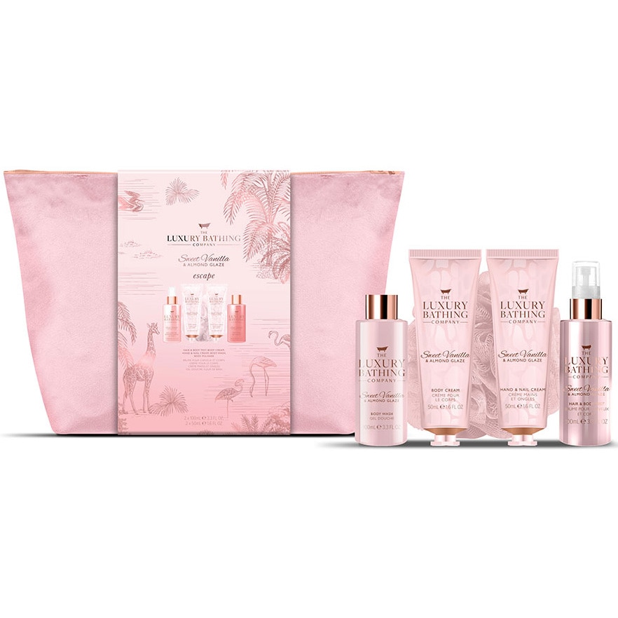 Set Cadou Escape, The Luxury Bathing Company, Sweet Vanilla & Almond ...