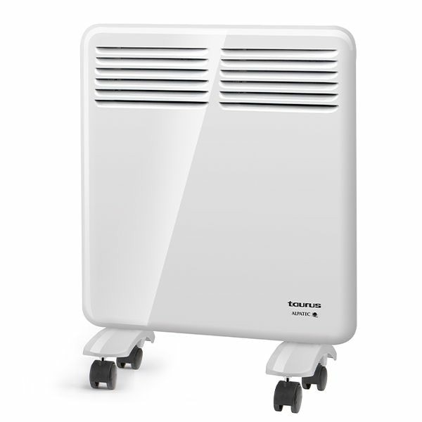 Radiator baie, Taurus, Cu convector de perete si roata, 1000W, mod Eco ...