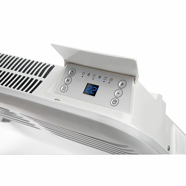 Radiator baie, Taurus, Cu convector de perete si roata, 1000W, mod Eco ...