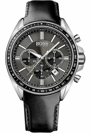 Ceas de barbati Driver 1513085, Hugo Boss, Inox/Piele naturala, Quartz ...