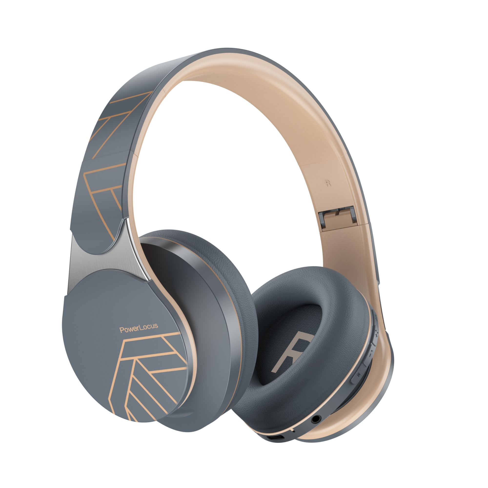 Casti Over the Ear PowerLocus Edge, Audio HI-FI, Wireless, Bluetooth ...