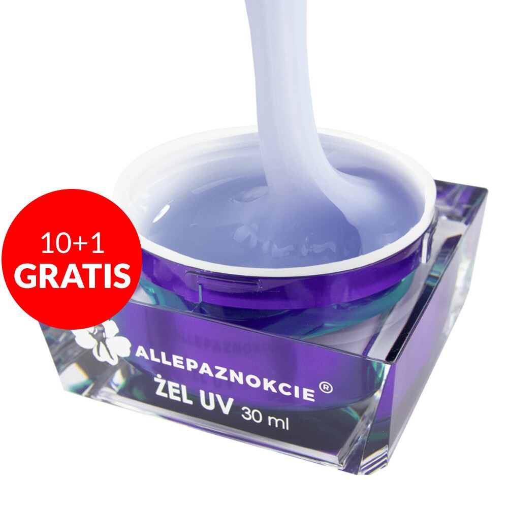 Set gel constructie, Allepaznokcie, 30 ml, Alb - eMAG.ro