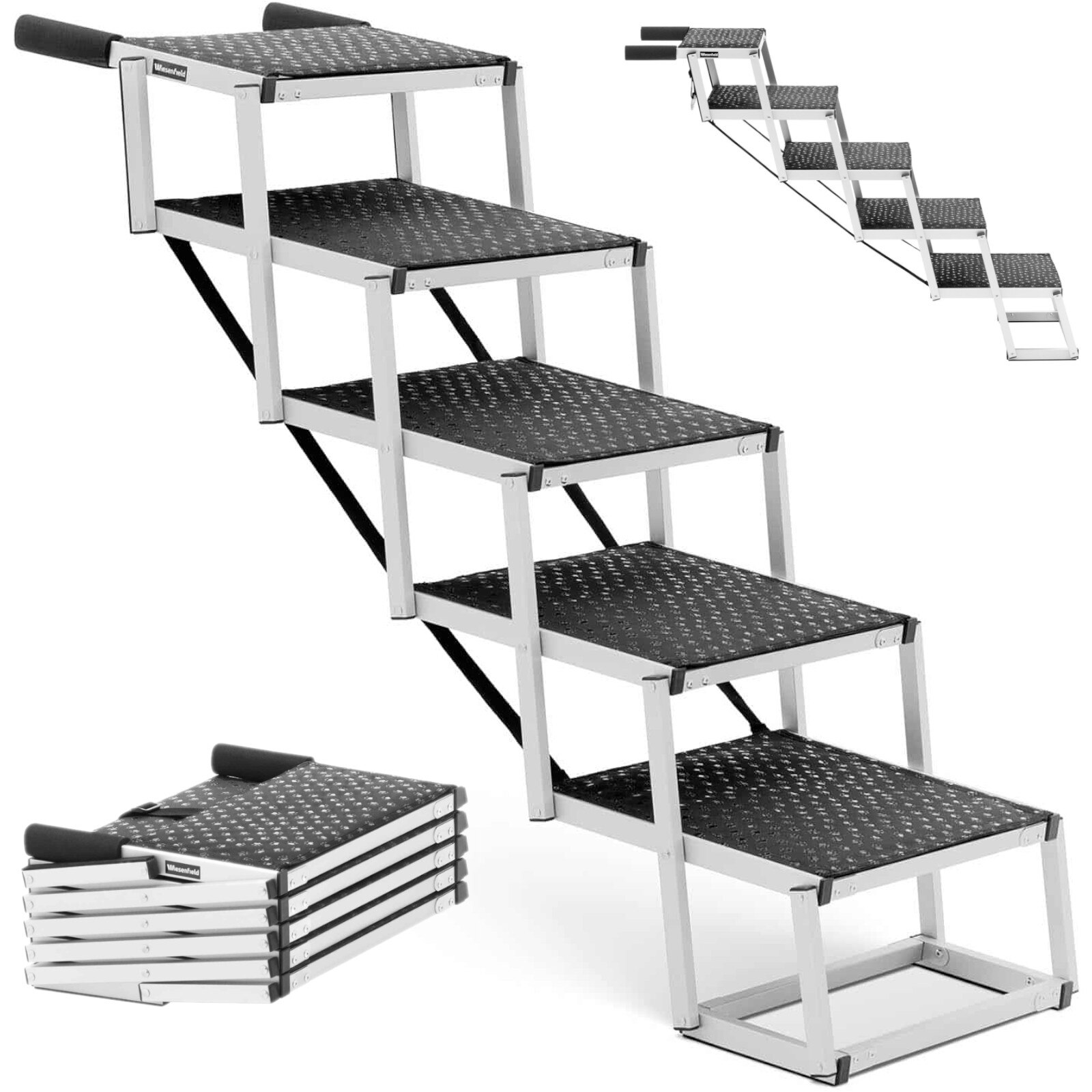 Scara plianta pentru animale de companie, Wiesenfield, Aluminiu/PVC, 81 ...