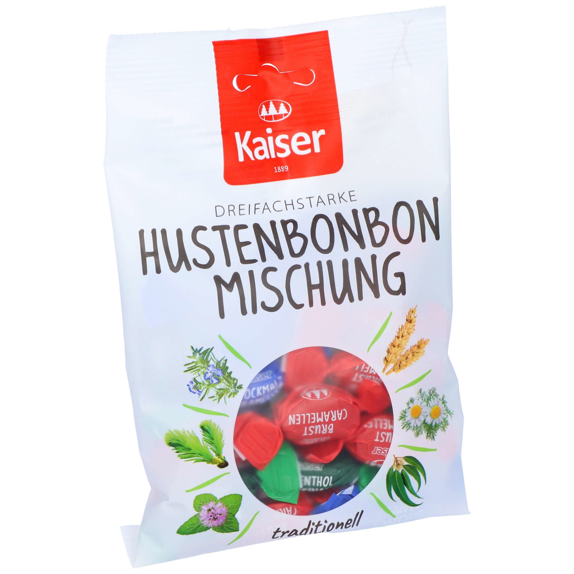 Bomboane din plante Kaiser, mix de arome, fara zahar, 100g - eMAG.ro