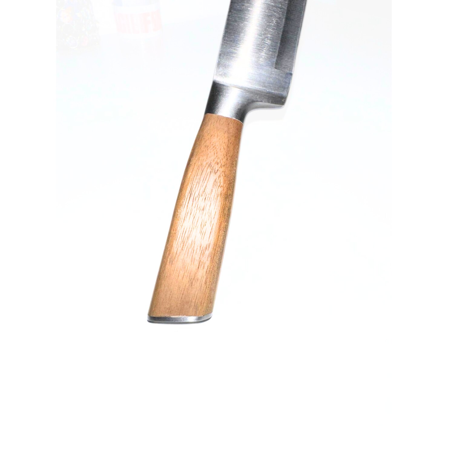 Cutit bucatar universal, Maner din Lemn tratat, Lungimea lamei 20 cm ...