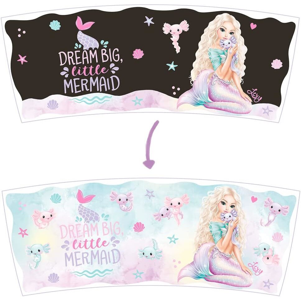 Cana termosensibila Top Model Mermaid, 320 ml - eMAG.ro