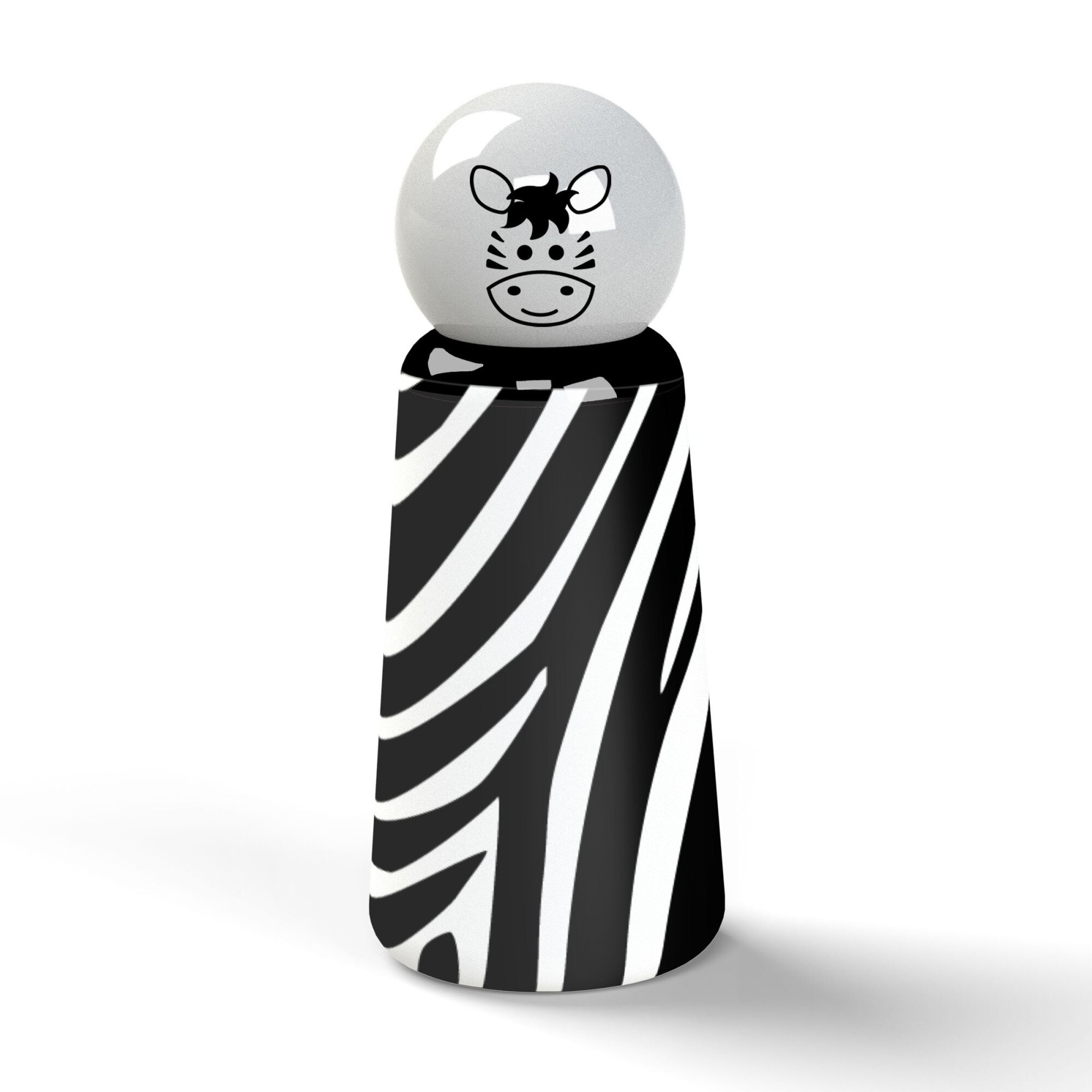 Sticla termoizolanta - Mini - Skittle - Zebra, Inox, 300 ml - eMAG.ro