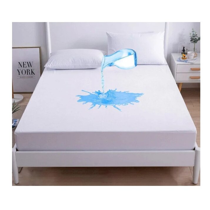 Cearceaf de pat impermabil foarte rezistent la apa -lichide 100x200 cm ...