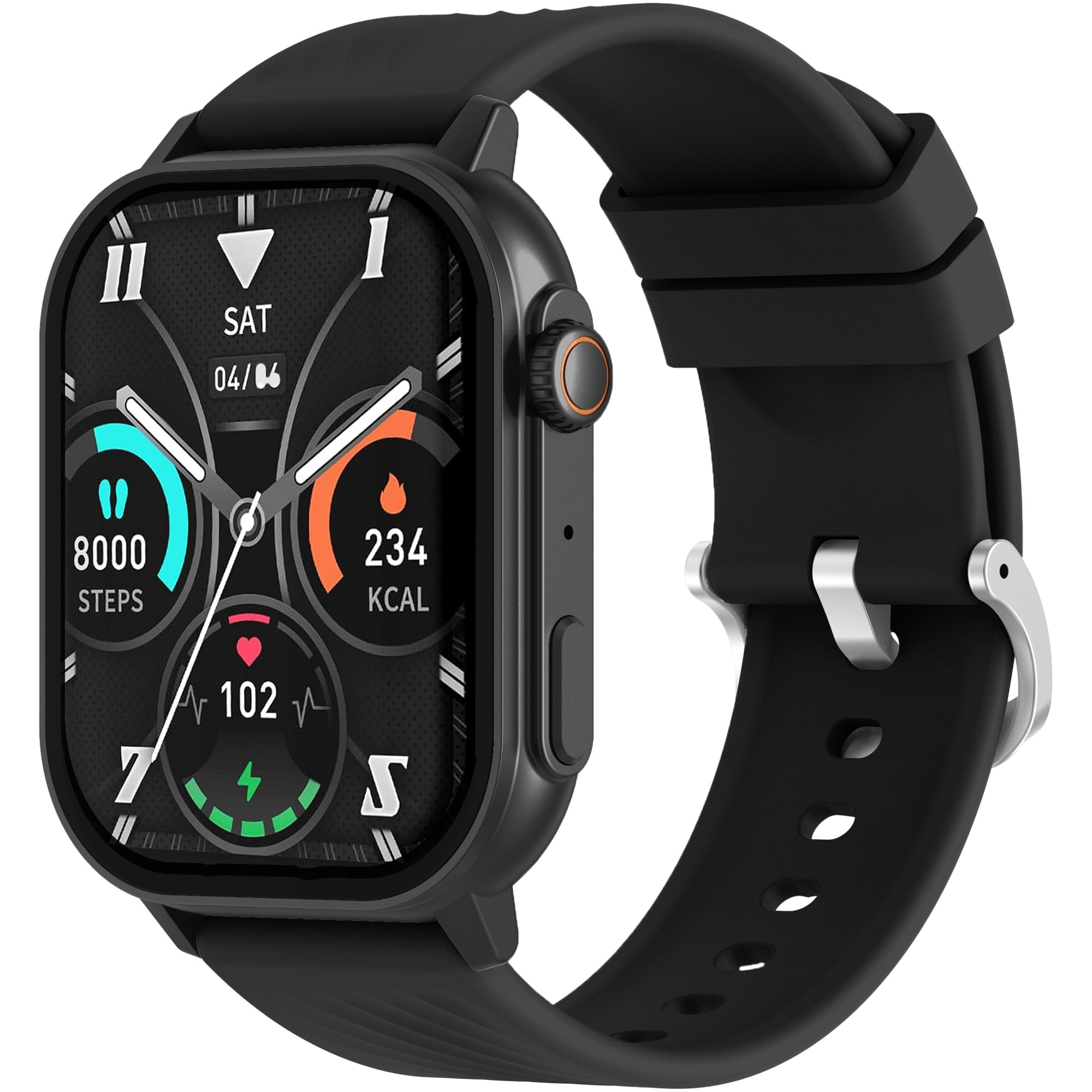 Ceas Smartwatch si Bratara Fitness, GO4FIT®, ZL94, Carcasa UltraSlim, Apelare Bluetooth, Baterie ...