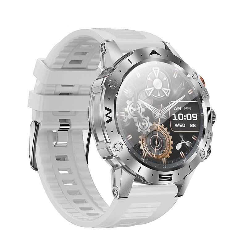 Smartwatch Hoco Y20 argintiu cu functie de apelare - eMAG.ro