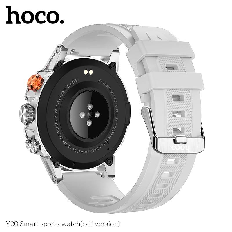 Smartwatch Hoco Y20 argintiu cu functie de apelare - eMAG.ro