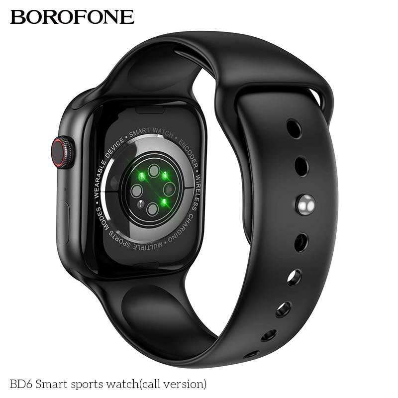 Smartwatch Borofone BD6 negru cu functie de apelare - eMAG.ro