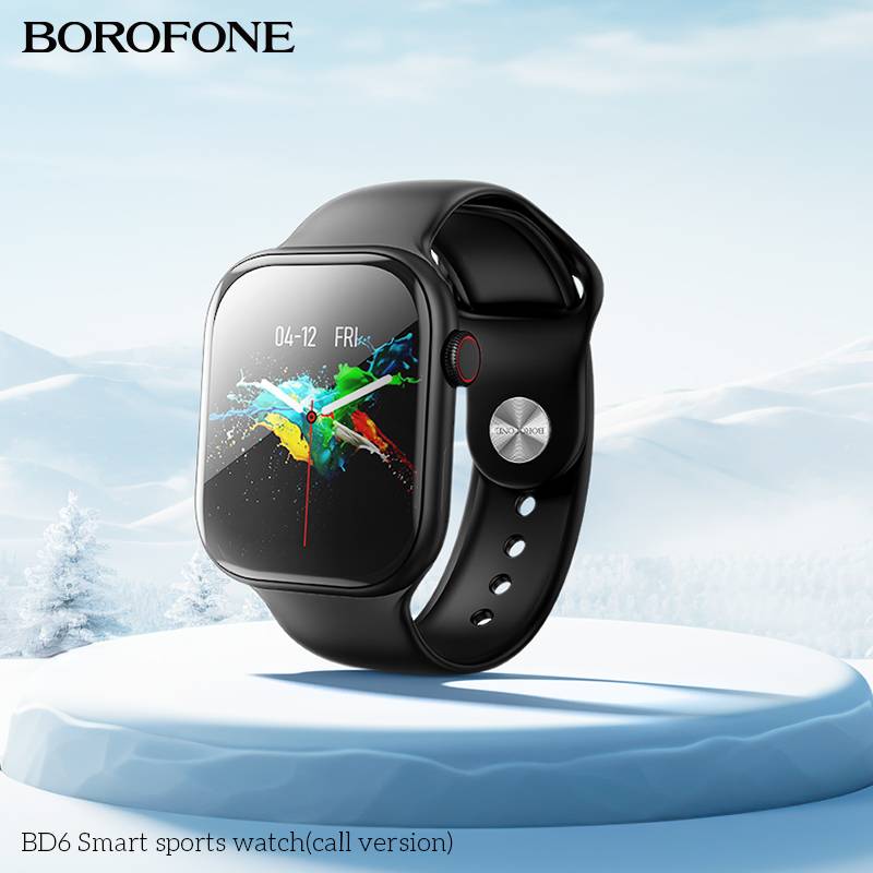Smartwatch Borofone BD6 negru cu functie de apelare - eMAG.ro