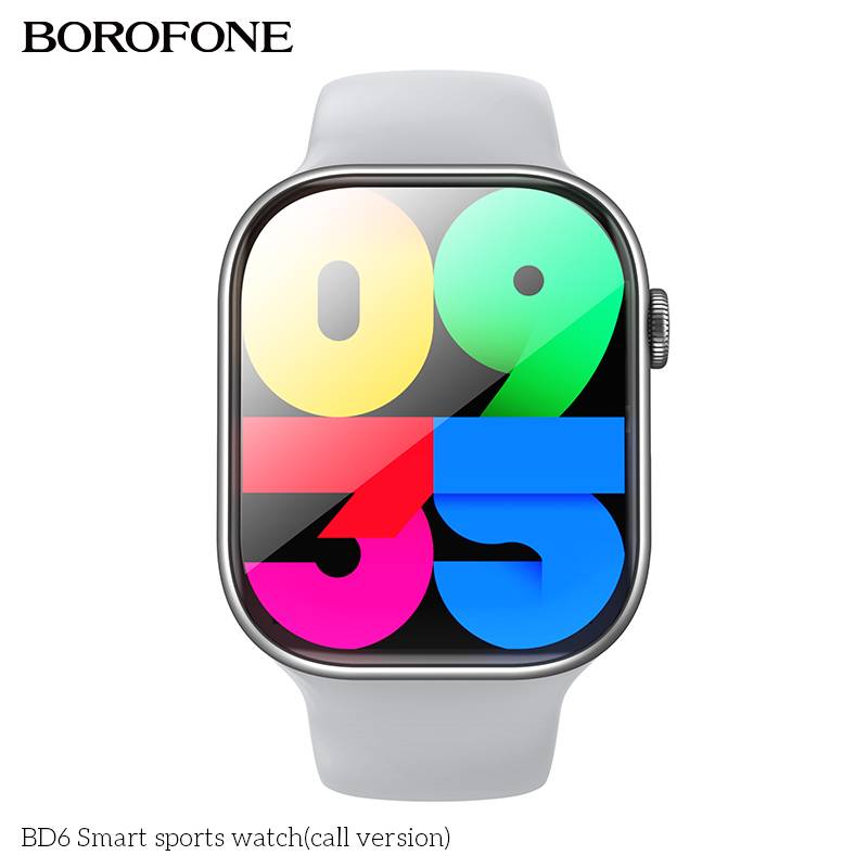 Smartwatch Borofone BD6 argintiu cu functie de apelare - eMAG.ro