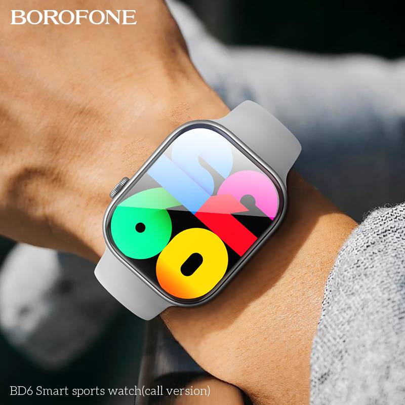 Smartwatch Borofone BD6 argintiu cu functie de apelare - eMAG.ro