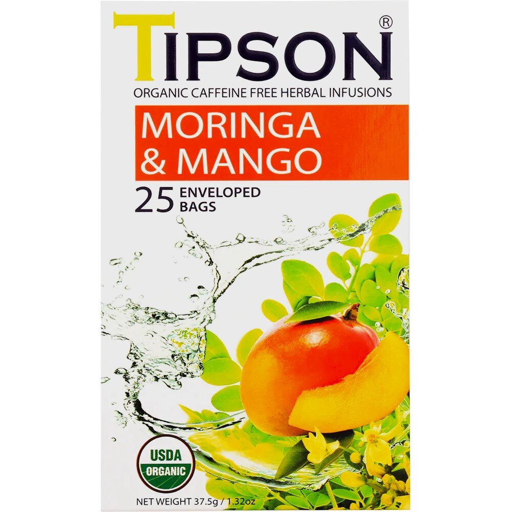 Ceai de Moringa & Mango, fara cafeina, fara aditivi, fara coloranti ...