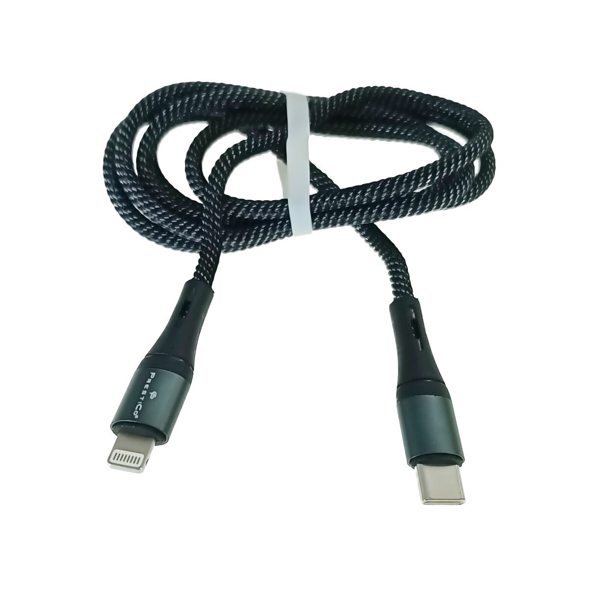 Cablu USB Tip C tata la conector tip lightning, PrestiCo T10, PD 30W ...