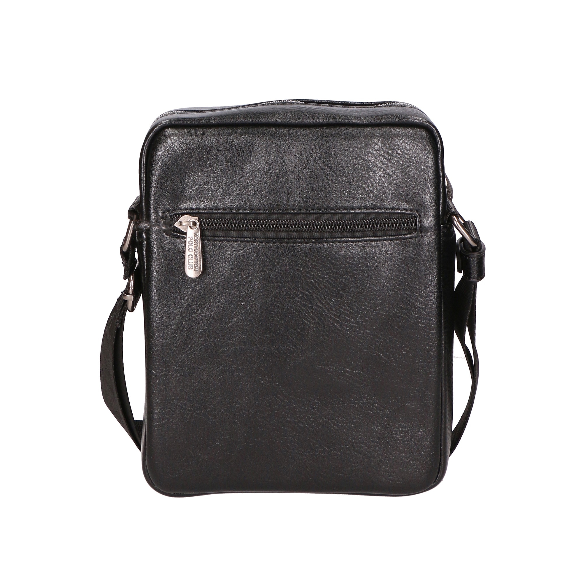 Northampton Polo Club, Geanta crossbody de piele ecologica cu logo ...