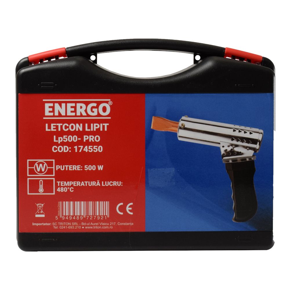 Letcon tip pistol LP500-PRO, termostat 480 grade, 500 w, 230 V, cutie ...