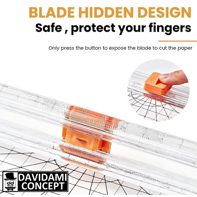 Masina taiat Hartie Trimmer format A4, A5, DAVIDAMI CONCEPT® Ghilotina ...