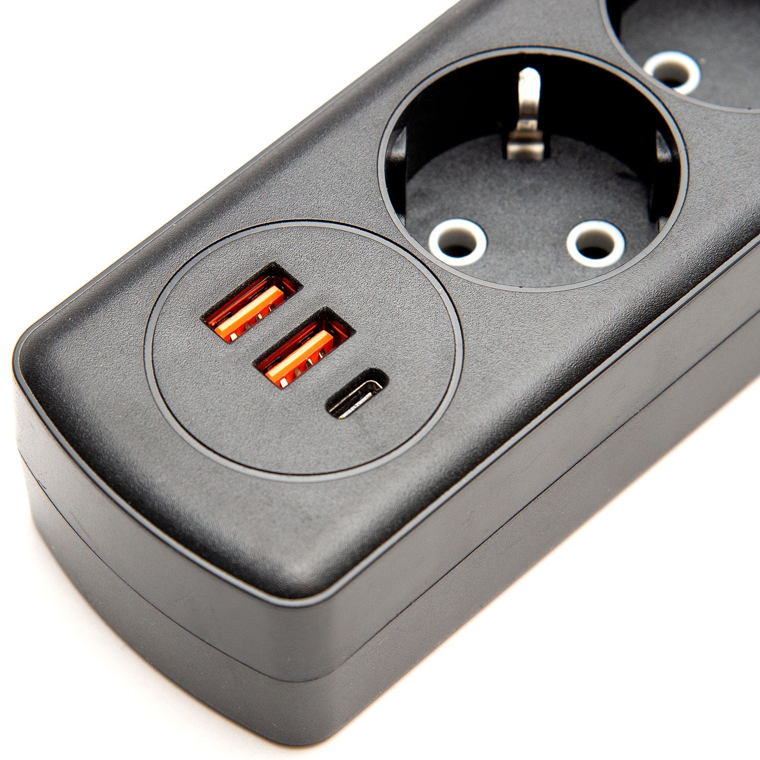 Prelungitor 4 prize, 1.8 m, 2x USB, 1x type-c PD, intrerupator cu led ...