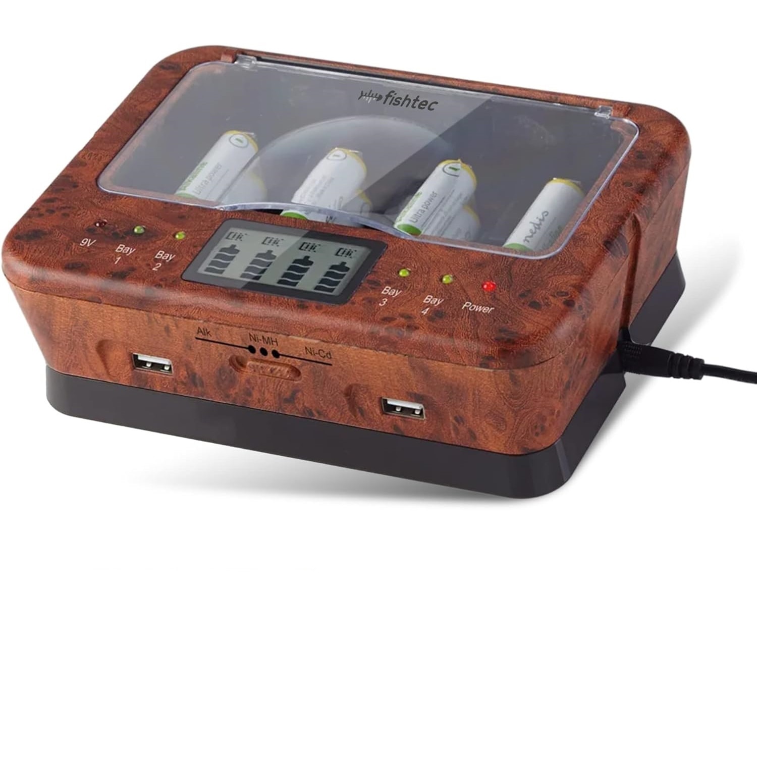 Incarcator pentru Baterii - AA/LR6, AAA/LR3, C/LR14, D/LR20, 9V, NiCd ...