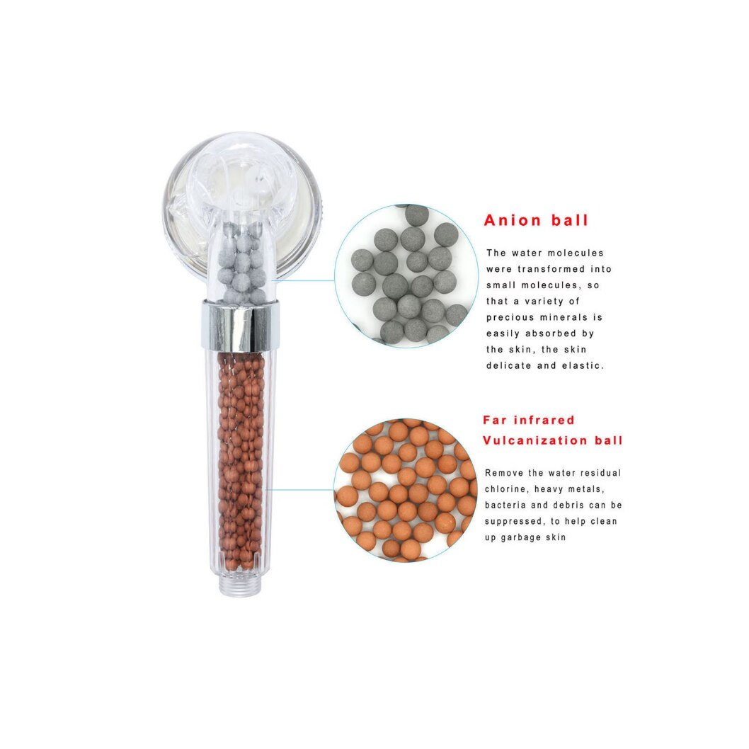 Para de dus, Spa Eco, cu functie de filtrare a apei, PROMERCO® - eMAG.ro
