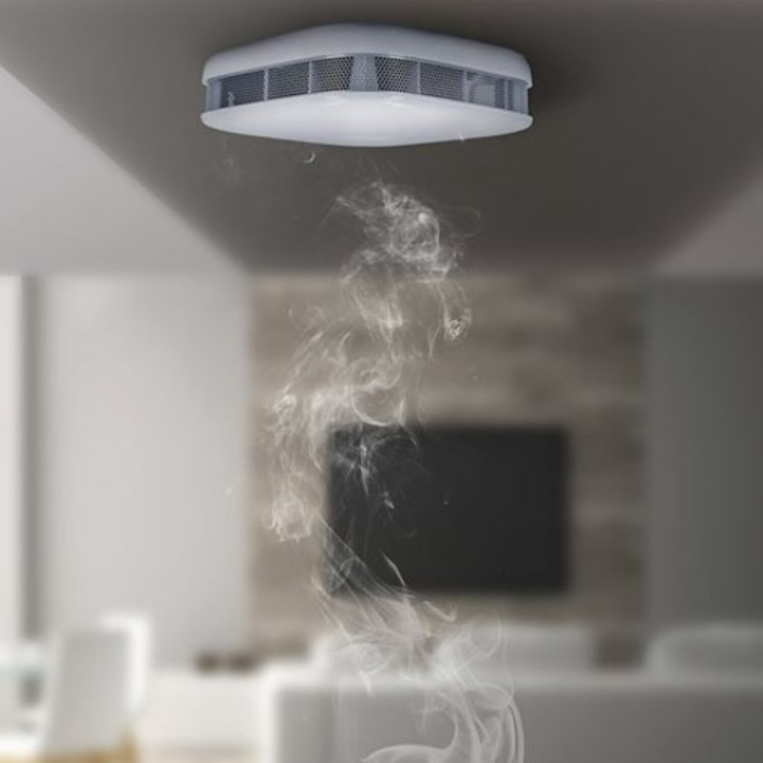 Detector Fum Inteligent LSC, Aplicatie Telefon Tuya, wifi 2.4 GHZ ...