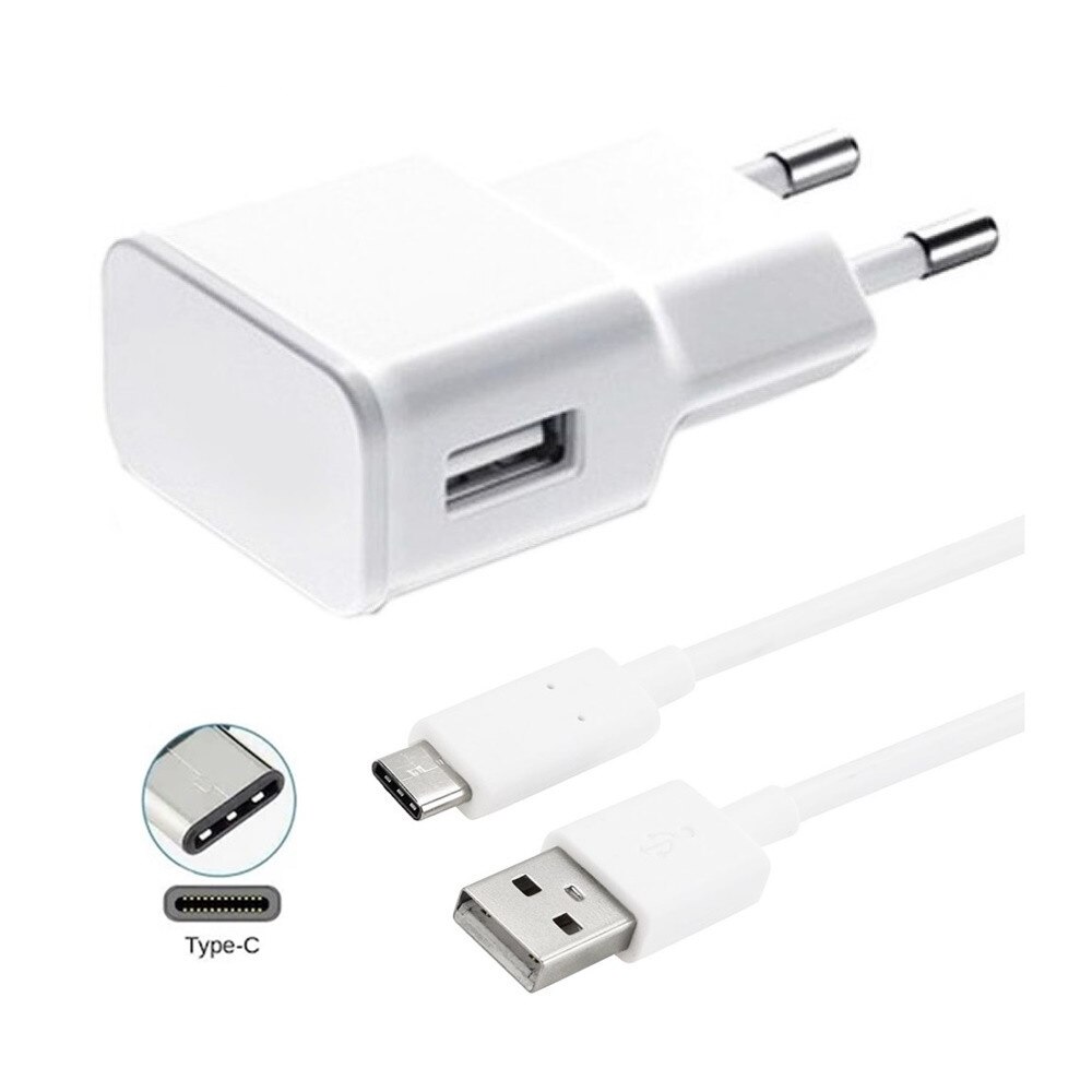 Incarcator de retea, 1TECH, USB-C, 5V-2A, 220V, Alb - eMAG.ro