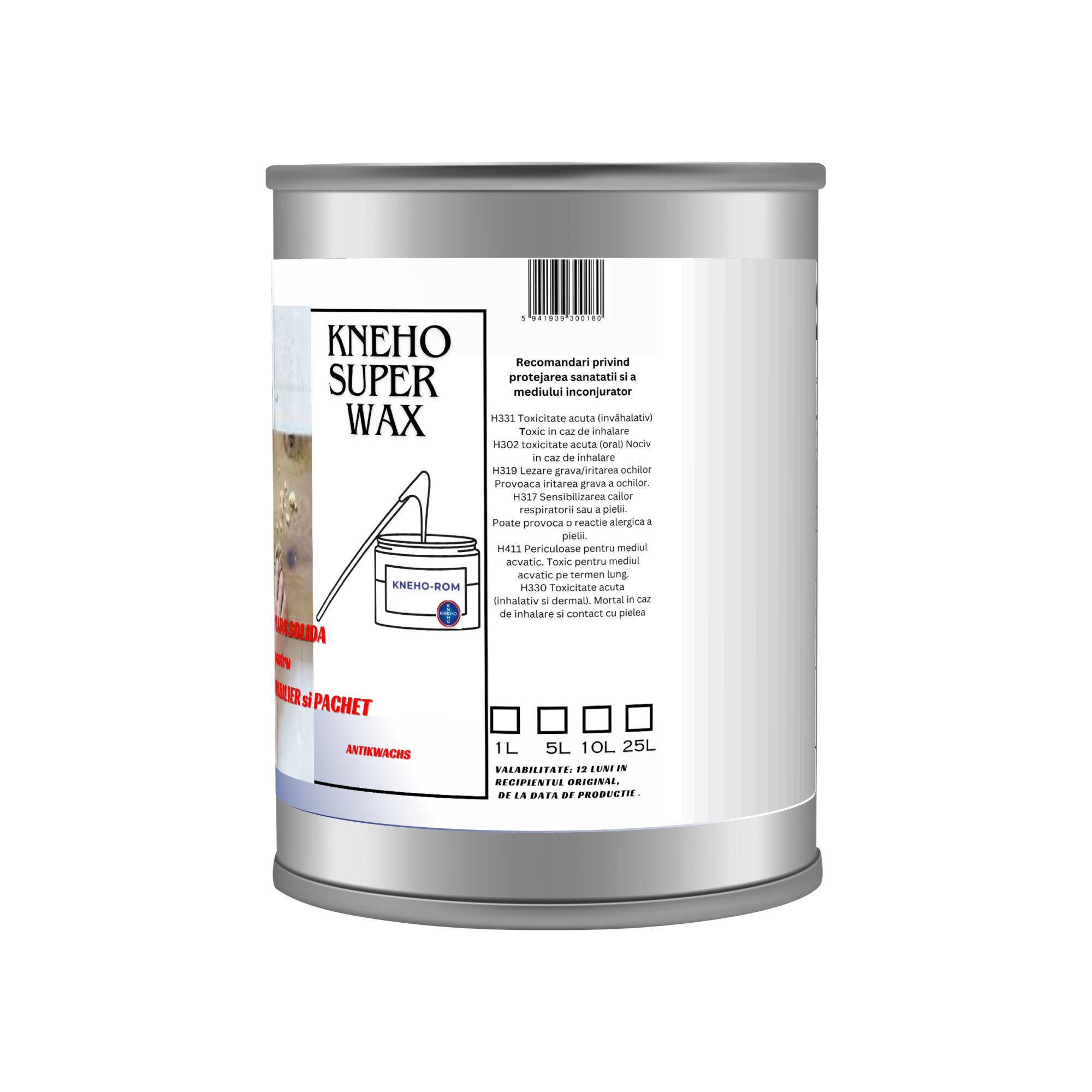 Ceara solida Super Wax, pentru lemn, mobilier si parchet, antikwachs ...