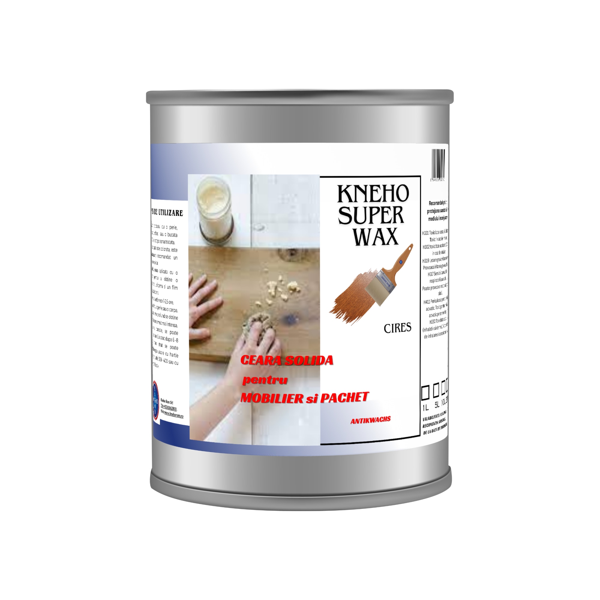 Ceara solida Super Wax, pentru lemn, mobilier si parchet, antikwachs ...