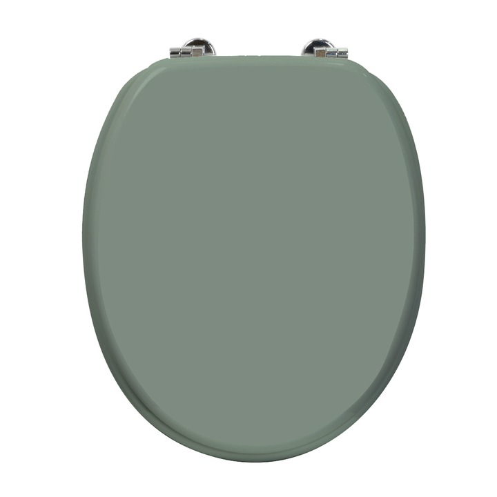 Capac wc, Frandis, cu balamale inox, inchidere standard, MDF, 38x44 cm ...