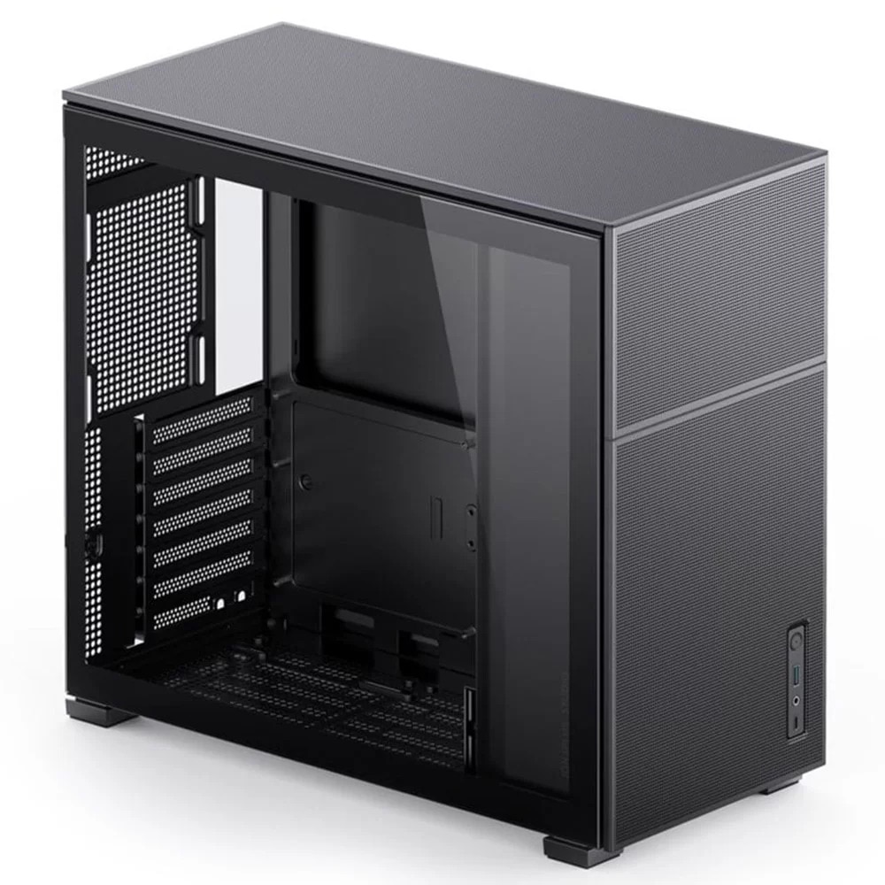 Carcasa PC Jonsbo D41 Mesh Black, ATX, Mid Tower, Negru - eMAG.ro