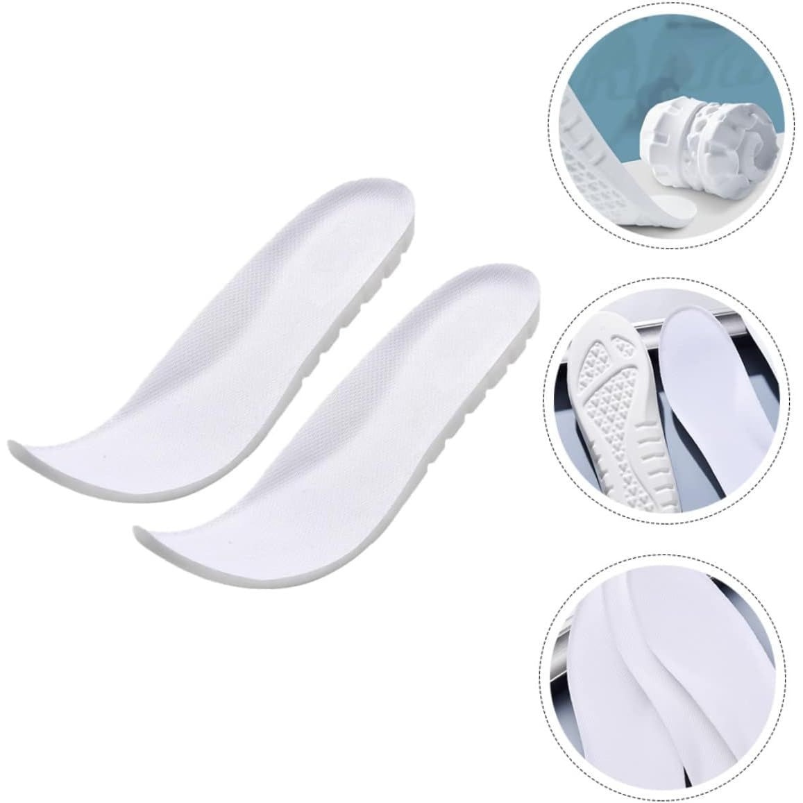 Branturi ElastiX super confortabile, talpici incaltaminte, alb, marimea ...