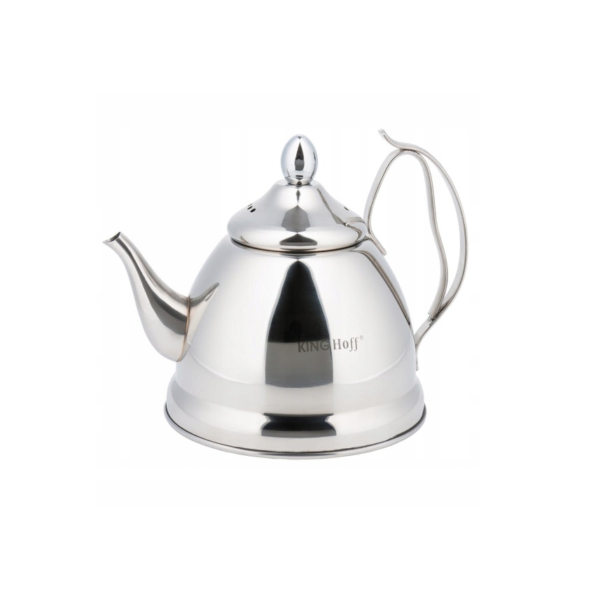 Ceainic cu sita din inox, 1l argintiu, Kinghoff - eMAG.ro
