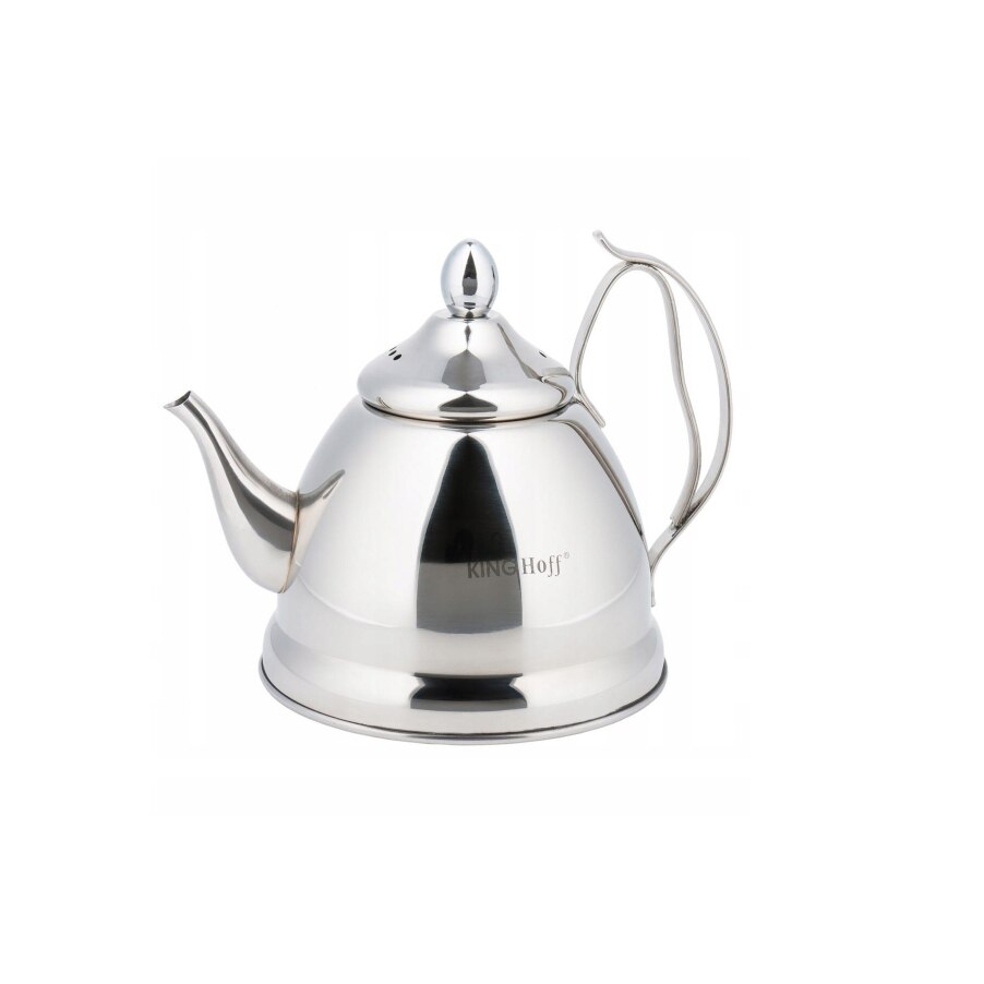 Ceainic cu sita din inox, 1l argintiu, Kinghoff - eMAG.ro