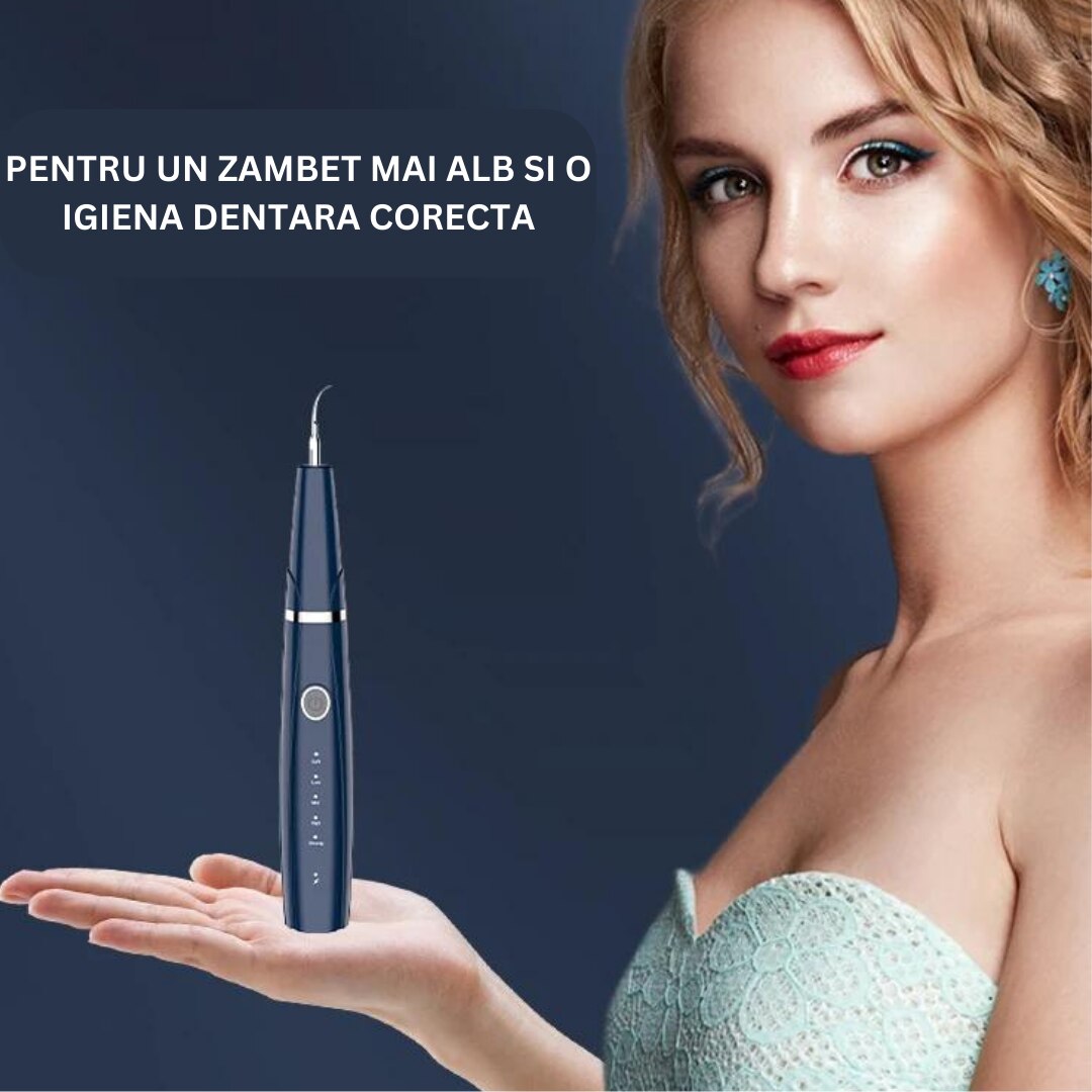 Aparat pentru Detartraj Ultrasonic iBLU smart, Eliminare Tartru si ...