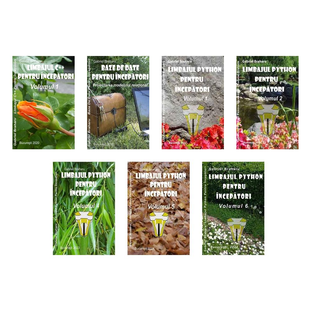 Set de 7 Carti Programare Incepatori (447), Gabriel Braharu, Colectia ...